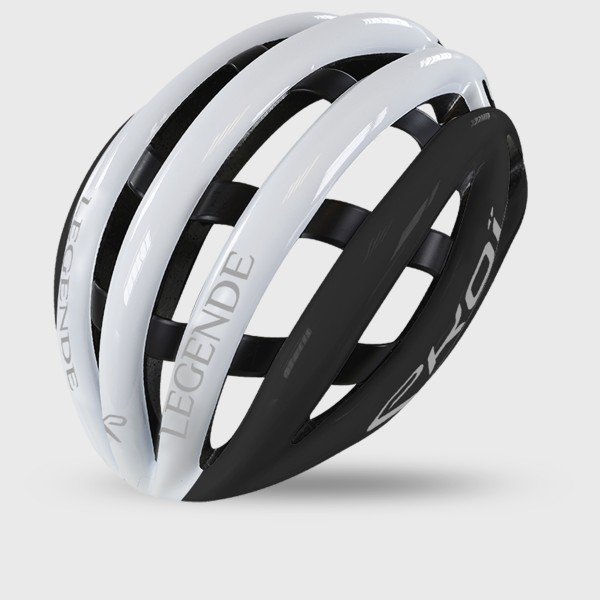 EKOI LEGENDE HELMET WHITE BLACK | Crank Masters